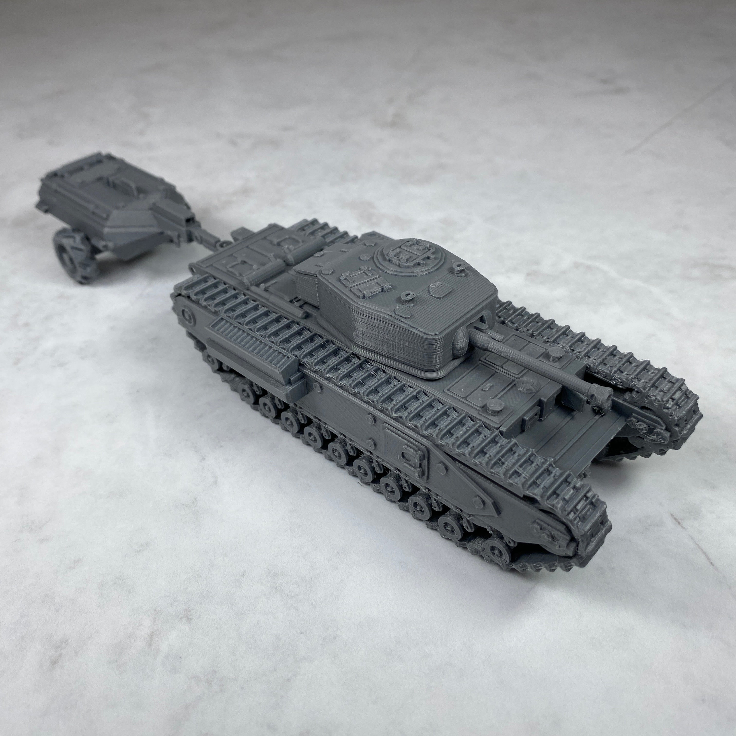 Churchill Crocodile – Miniature Tanks Company