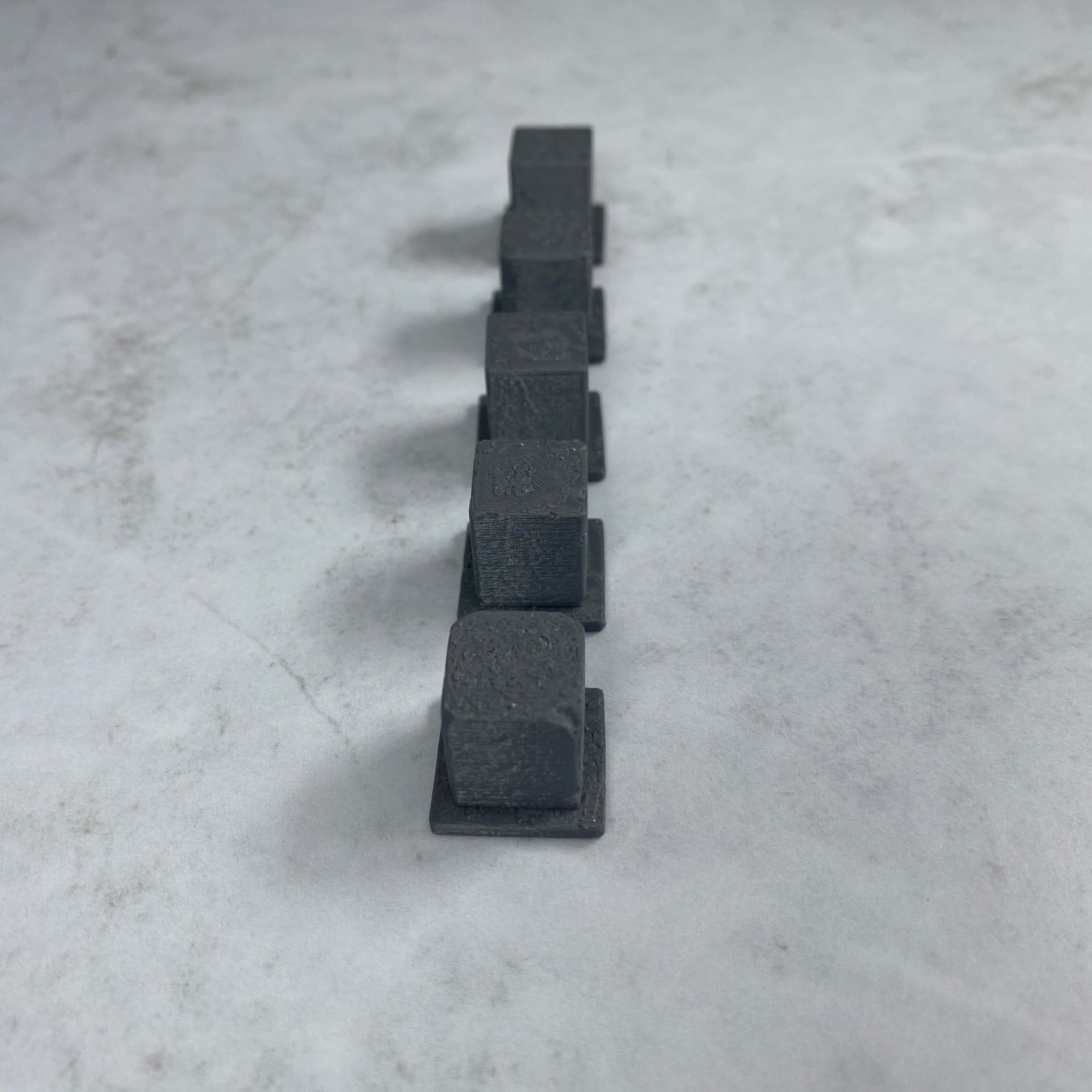 Anti-tank Concrete Blocks (with base) – Miniature Tanks Company