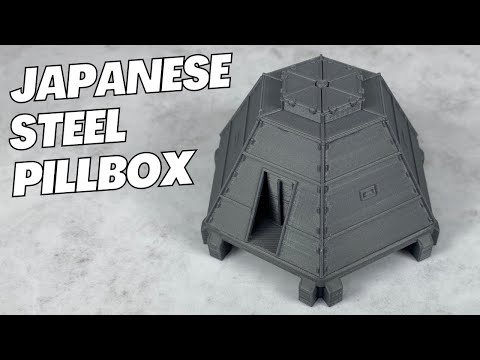 Japanese Steel Pillbox – Miniature Tanks Company